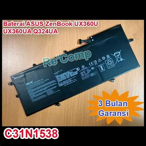 Jual Battery Baterai ASUS ZenBook UX U UX UA Q UA C N Original Shopee Indonesia