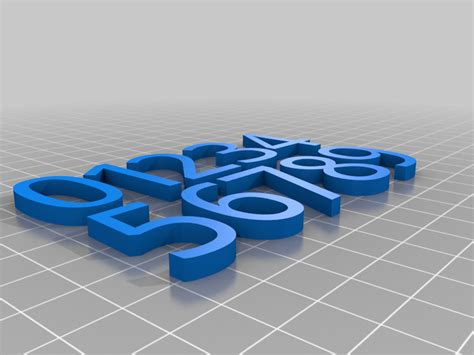 Decimal Numbers Or Digits A Set And Separate By Leviu Download Free STL Model Printables Com