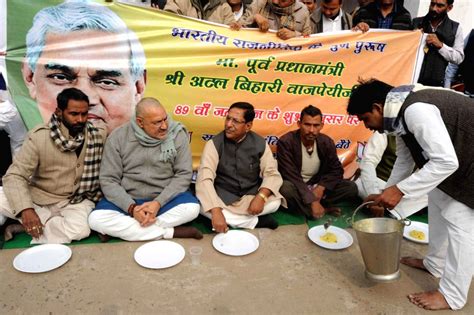 Bjp Senior Leader And Former Prime Minister Atal Bihari Vajpayees 89th