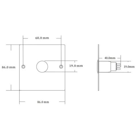 Bouton Exit En Acier Inoxydable Pour Controle Dacces