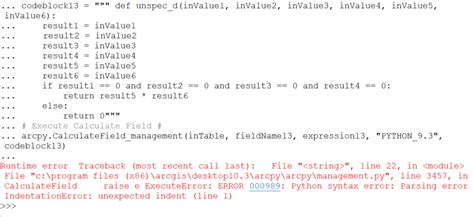 Solved Help With Syntax Error In Calculate Field Tool Esri Community