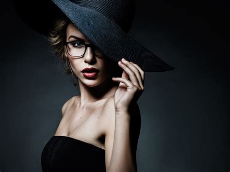 Glasses Women Face Portrait Women With Glasses Hd Wallpaper Rare
