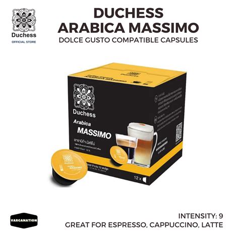 Dolce Gusto Duchess 100 Arabica Massimo Coffee Capsules Compatible