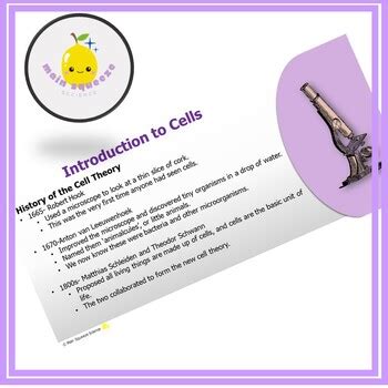 Introduction To Cells Explained Interactive Notes Presentation