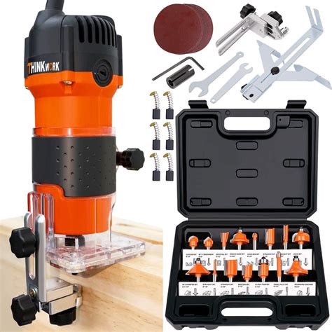 THINKWORK Compact Router 6 5 1 25 HP Compact Wood Palm Router