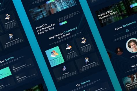 Cyber Security Landing Page Figma Websites Ux And Ui Kits Ft Cyber And Landing Envato