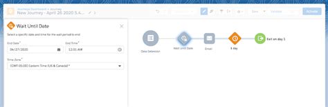 Understanding Wait Activity Attributes In Journey Builder Sfdc Lightning