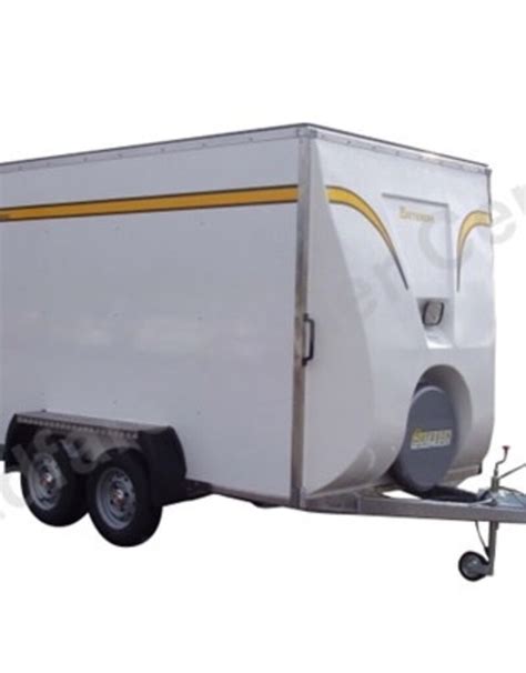 Bateson 360v Twin Axle Box Trailer 12 X 5 X 6 2000kg Gvw Fitted With