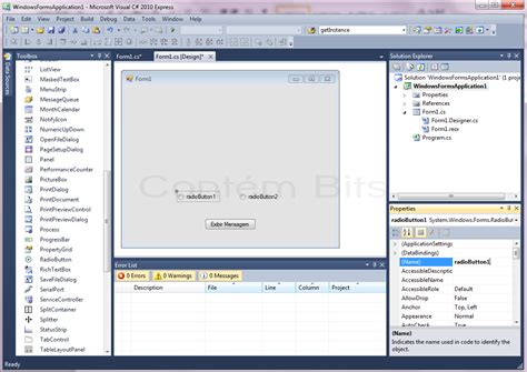 Cursos C Radiobutton