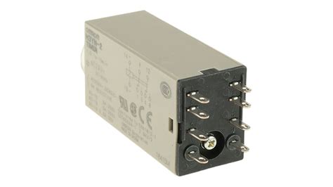 Omron H3y 2 Time Delay Relay 24vdc 50 60hz 5a 8 Pins Pole 50 Off