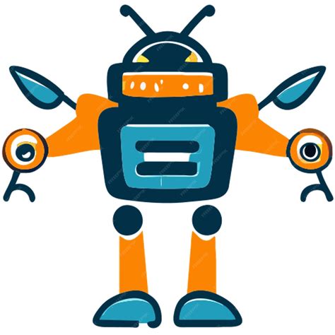 Premium Vector Sleek Angular Android Featuring A Streamlined Head Versatile Arms And Legs