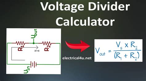 Voltage Divider Calculator Online With Formula Electrical4u