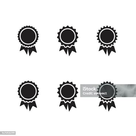 리본 아이콘 수상 리본 수상 메달 우승 기호 기호 벡터 그림이 있는 배지 1에 대한 스톡 벡터 아트 및 기타 이미지 1 1위 2015년 Istock