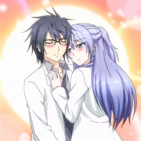 Two Anime Characters Are Hugging Each Other
