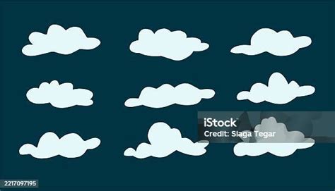 간단한 구름 벡터 일러스트 레이 션의 그룹 0명에 대한 스톡 벡터 아트 및 기타 이미지 0명 개념 개념과 주제 Istock