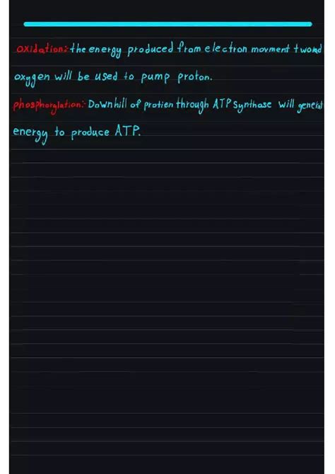 Biochemistry Electron Transport Chain Notes Edubirdie