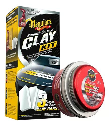 Kit Encerado Meguiars Para Descontaminar La Pintura Regalo Envío gratis