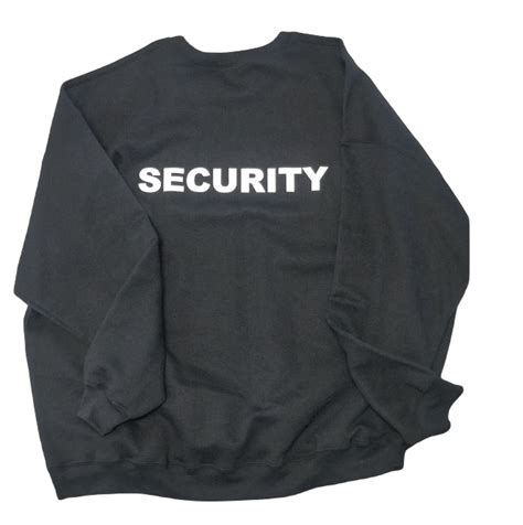 Security Sweatshirt | Vagt trøje | Sweatshirt med tryk | VagtGear.dk