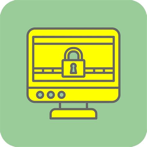 Ransomware Filled Yellow Icon 44105567 Vector Art At Vecteezy