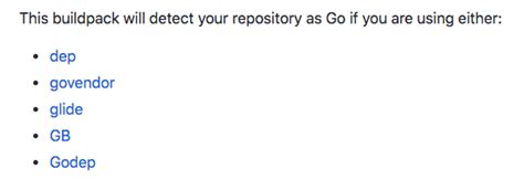 Heroku Buildpack Go Doesnt Detect Go Projects · Issue 253 · Heroku