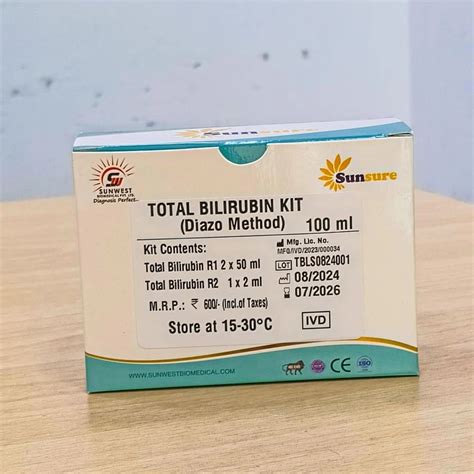 Total Bilirubin Reagent At ₹ 80 Kit Biochemistry Reagents In Manesar Id 2854610084355