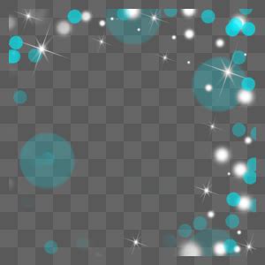 蓝色和白色光效光斑散景灯元素素材下载 正版素材402034146 摄图网