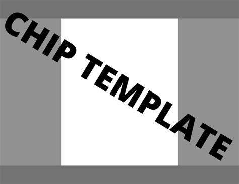 Blank Chip Bag Template For Designing On Canvas Etsy