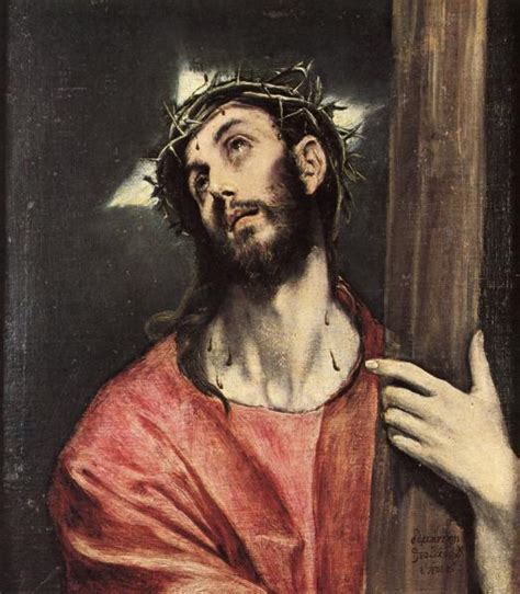 Христос несущий крест, c.1595 - Эль Греко - WikiArt.org