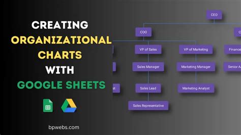 Creating Organizational Charts With Google Sheets Bpwebs