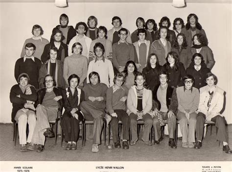 Photo De Classe Terminale C De 1976 Lycée Henri Wallon Copains Davant