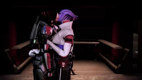 Mass Effect 3 Omega Dlc A Kiss From Aria Renegade Ending Youtube