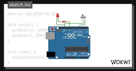 Swich Led Copy Wokwi Esp32 Stm32 Arduino Simulator