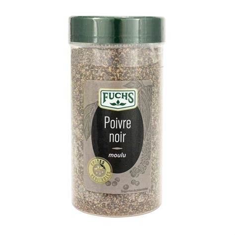 Achat Poivre Noir Moulu En Tubos Epices Fuchs
