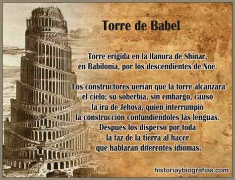 La Torre De Babel Explicacion Biblica Del Origen De Las Lenguas