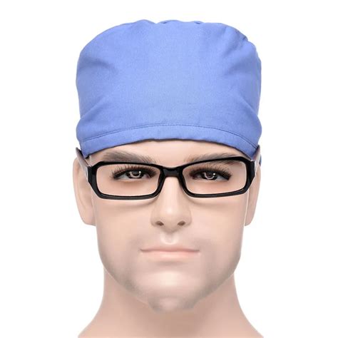 Ceil Doctor Surgical Scrub Cap Mens Medical Hat Tieback With Sweatband Surgical Scrub Caps
