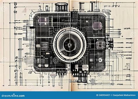 Ascii Text Logo Design Vector Illustration Square Geometric Monogram Logo White On Black