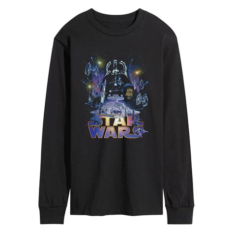 Star Wars Empire Poster Mens Long Sleeve Tee