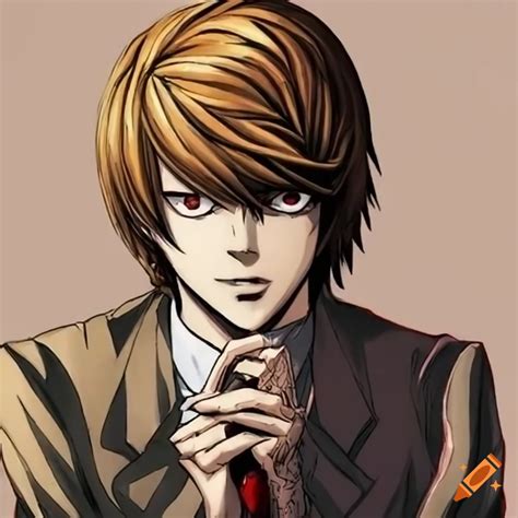 Light Yagami Character From Death Note With A Thoughtful Expression On