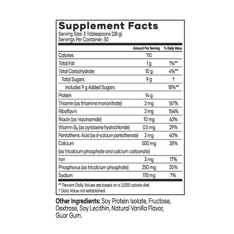 Energizing Soy Protein Vanilla Soy Protein Shakes Nutrition