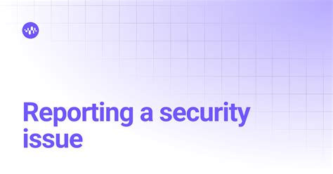 reporting a security issue enzyme user docs v4
