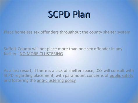 Sex Offender Tracking And Community Support Program Ppt