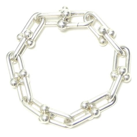 【楽天市場】【中古】tiffany＆co． Hardwear Large Link Bracelet ハードウェア ラージ リンク