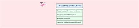 Advanced Topics In Transformers Scaler Topics