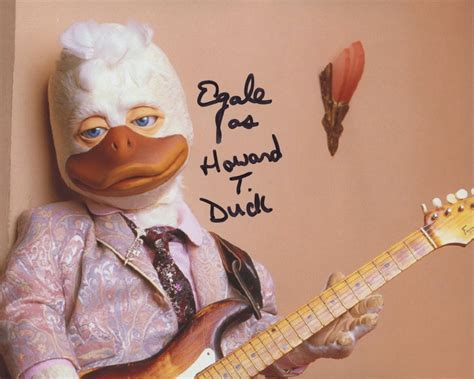 Ed Gale Signed Howard The Duck 8x10 Photo Inscribed As Howard T