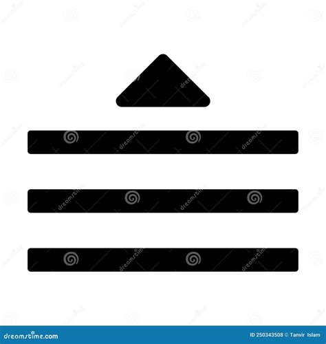 Drag List Up Icon Stock Vector Illustration Of List 250343508