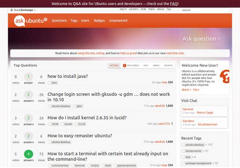 Ask Ubuntu Stack Exchange Site Out Of Beta New Awesome Domain OMG Ubuntu