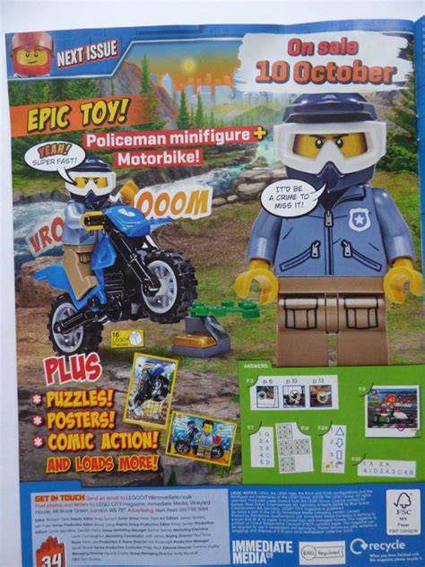 LEGO City Magazine Issue 7 Now Comes With Two LEGO City Freebies