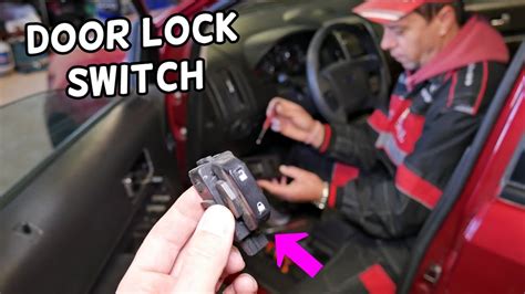 DOOR LOCK SWITCH REPLACEMENT REMOVAL FORD EDGE LINCOLN MKX CENTRAL LOCKING SWITCH YouTube