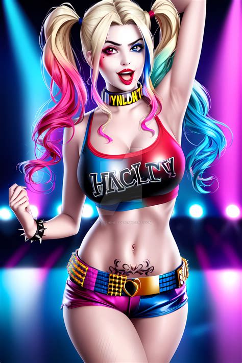 Party With Harley Quinn By Aiartshines On Deviantart