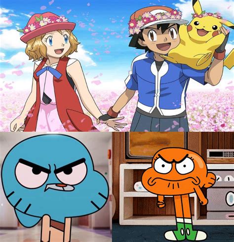 Gumball And Darwin Gets Disapproves Amourshipping By Bluepowered30 On